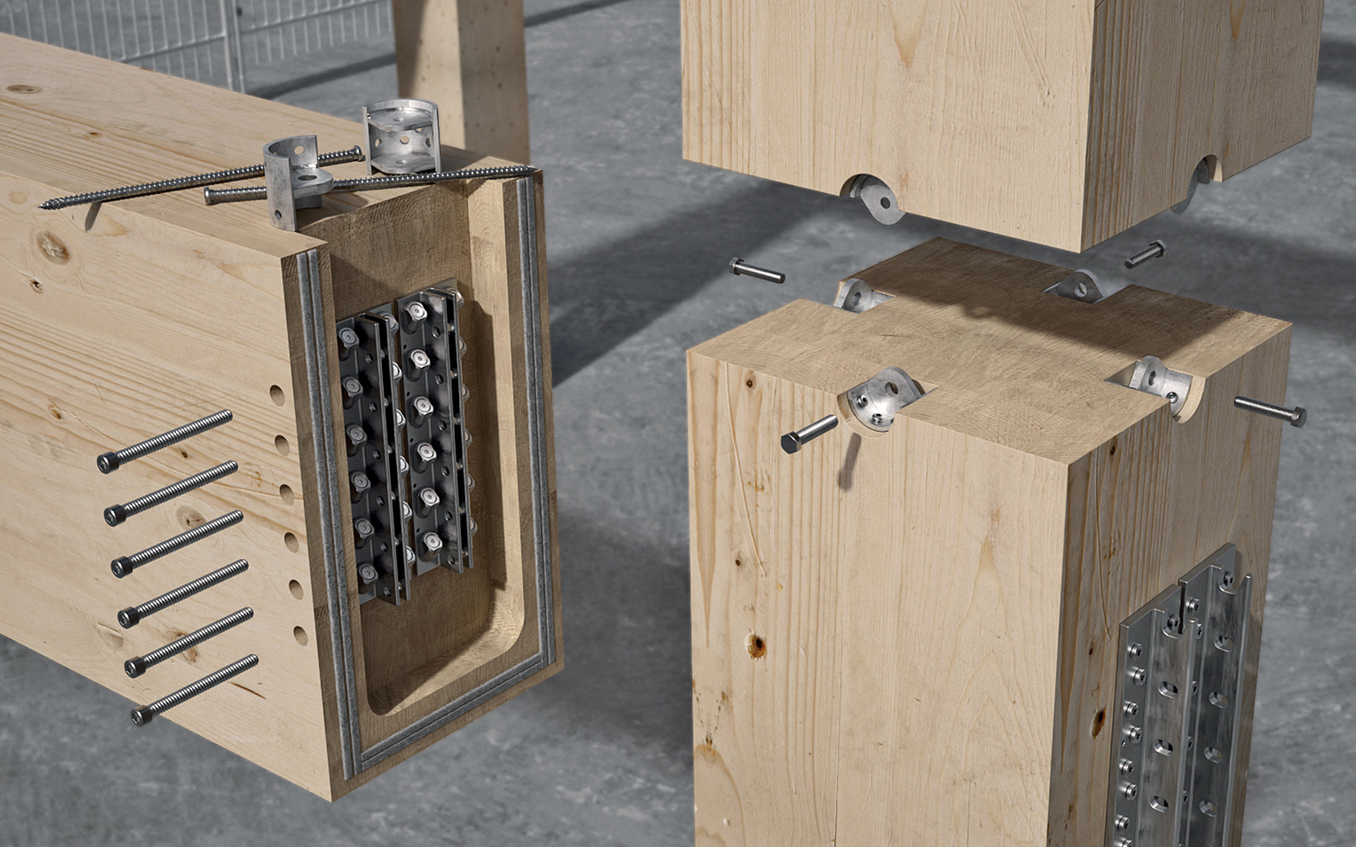 Connessioni per colonne e pilastri in legno